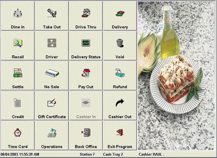 Restaurant POS System for fine dining, fast food and pizza